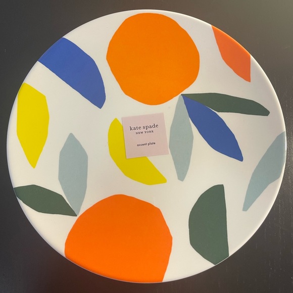 kate spade | Dining | New Set Of Two Kate Spade Citrus Twist Stripe ...